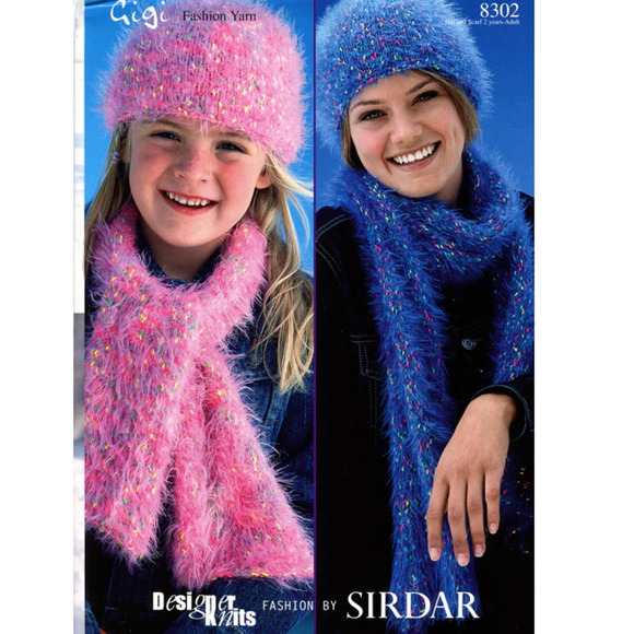 Sirdar | Art | New Sirdar 832 Gigi Fashion Yarn Designer Knits Hat ...